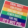 Equal Rights for Others (it's Not Pie) Vinyl Sticker - Etsy