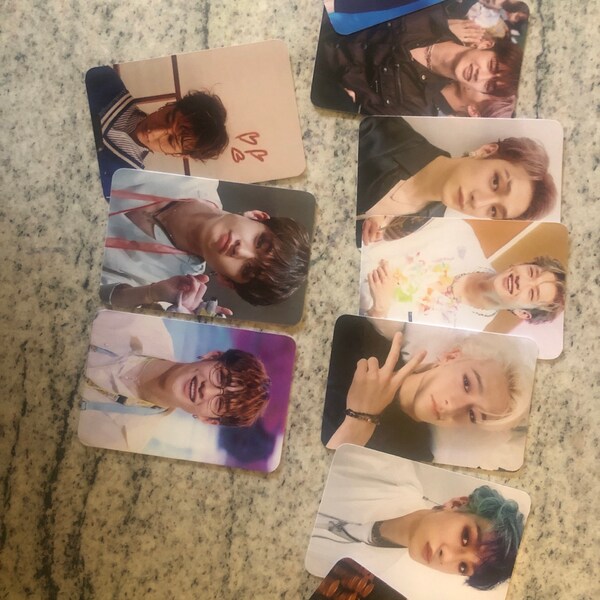 GOT7 Photocards Kpop Boyband Sets Group and Solo Pack of 10 Photocards ...