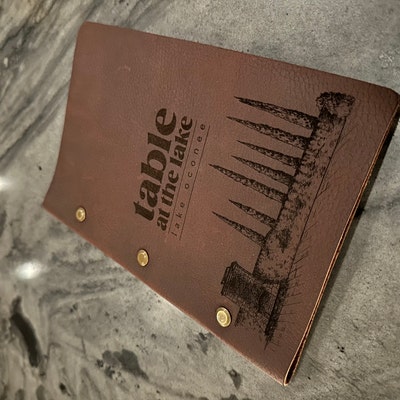 Custom Menu Cover Leather, Menu Holder, Leather Menu Cover, Restaurant ...