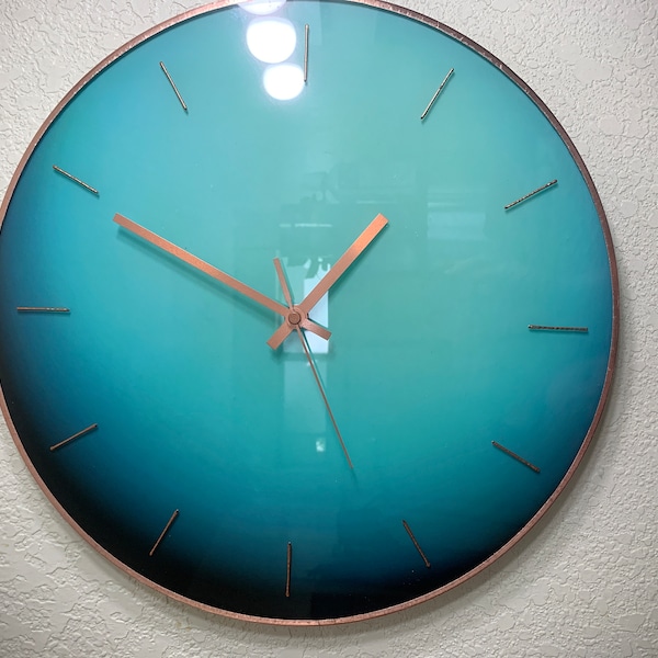 Uranus Planet Clock, Wall Clock, Glow in the Dark, Oversized Clock ...