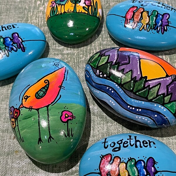 Inspirational Rocks, Painted Rocks, Motivational Gifts, Inspirational ...