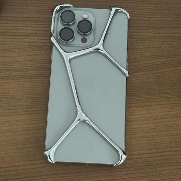 YNOT Aerospace Steel iPhone Bumper – 3D Printed, Hand-polished ...