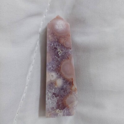 Pink Amethyst With Agate Sphere has Beautiful Rosette - Etsy