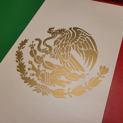 Escudo de Armas Mexicano SVG Águila Mexicana svg Silueta - Etsy México