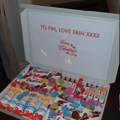 LARGE Kinder Chocolate Hamper Selection Box Kinder Bueno - Etsy