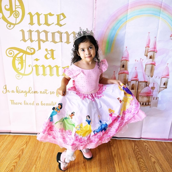 Princess Dress, Princess Birthday Outfit, Toddler Princess Dress, Baby ...