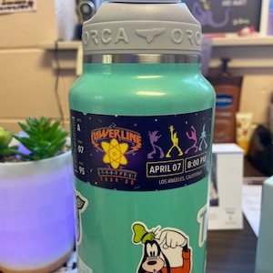 Powerline Concert Ticket Transparent Sticker/ Goofy Max Disney Bujo ...