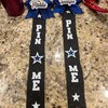 Pin Me Cheer Competition Tag Ribbons, Customizable Glitter Colors + Add ...