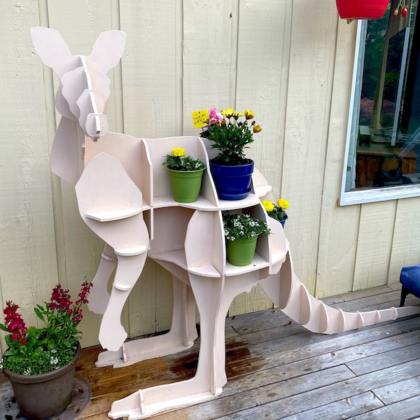KANGAROO SHELF - Dxf Plan Laser Cutting File Home Decor Interior Design ...