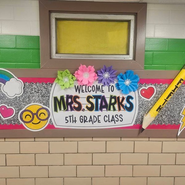 Back to School Bulletin Board Kit for Teachers Classroom Decor - Fall ...