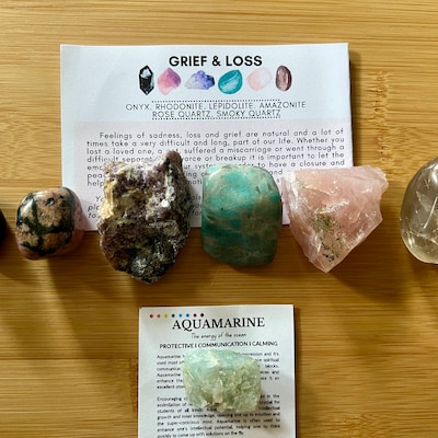 ENERGY VAMPIRE Protection Crystals Set, Aura & Empath Protection Shield ...