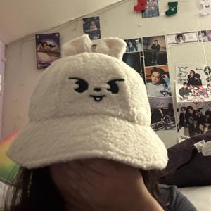 Stray Kids SKZ Skzoo Hwang Hyunjin Jiniret Fluffy Embroidered Bucket ...