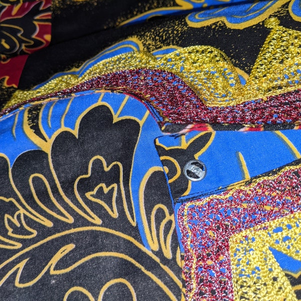 Shango Chango Xango Sango Orixas Orisha Beaded Face Mask Veil Ifa Eleke ...