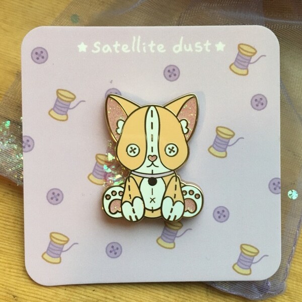 Plush Puppy, Charity Pin, Plushie, Doll Pins, Corgi Pins, Husky Pins ...