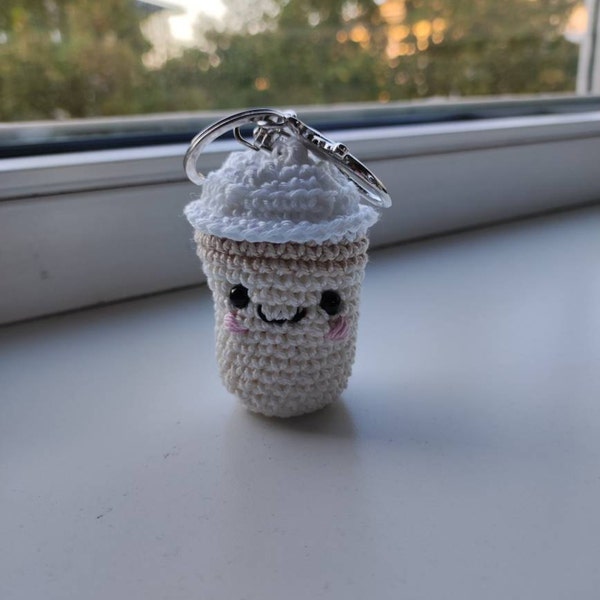 Kawaii Coffee Keyring Takeaway Cup Crochet Pattern [PATTERN ONLY] - Etsy