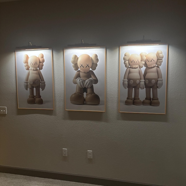 Kaws Poster Set of 3, Printables Minimalist Hypebeast Kaws Figure ...