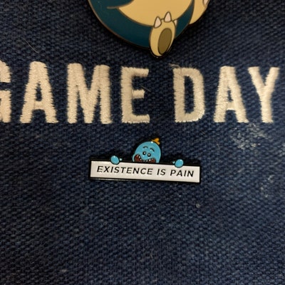 Gritty Enamel Pin - Etsy