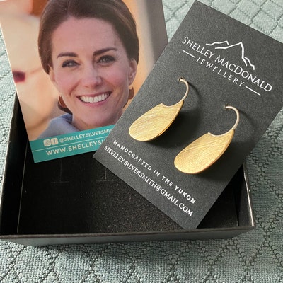 Large Sterling Silver Modern Ulu Earrings royal Worthy - Etsy