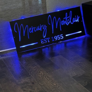 Personalized Bar LED Metal Art Sign / Light up Pub Metal Sign / Multi ...