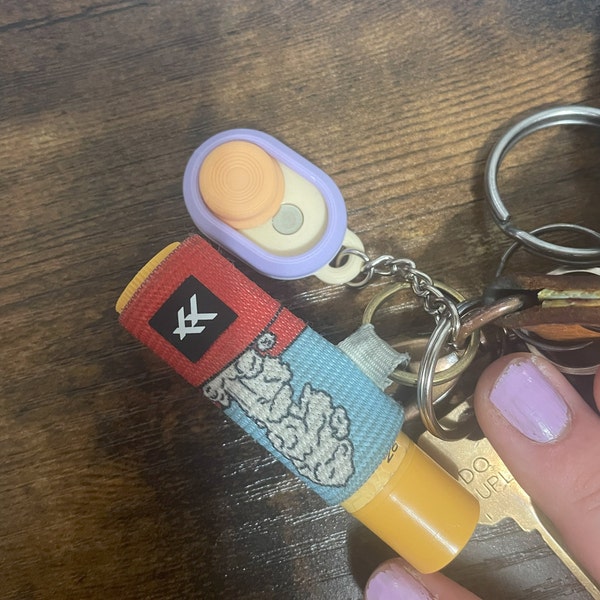 3D Printed Customizable Keychain Magnetic Haptic Slider Fidget Toy ...