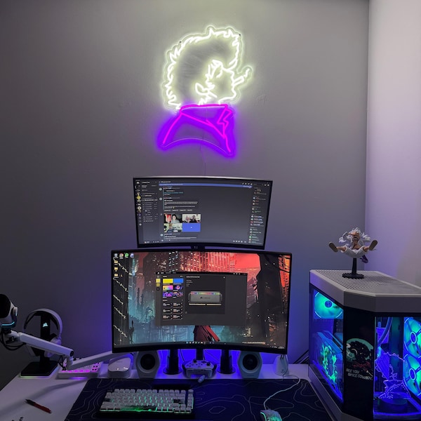 Middle Finger Neon Sign, Middle Finger Pattern Neon Light Sign, Led ...