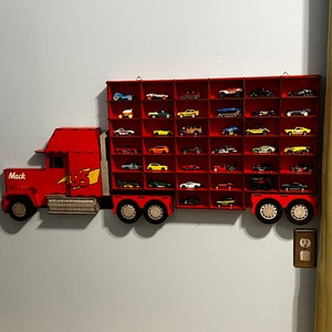 Truck Shelf for Car Models, Display for Collectible Cars Scale 1:64 ...
