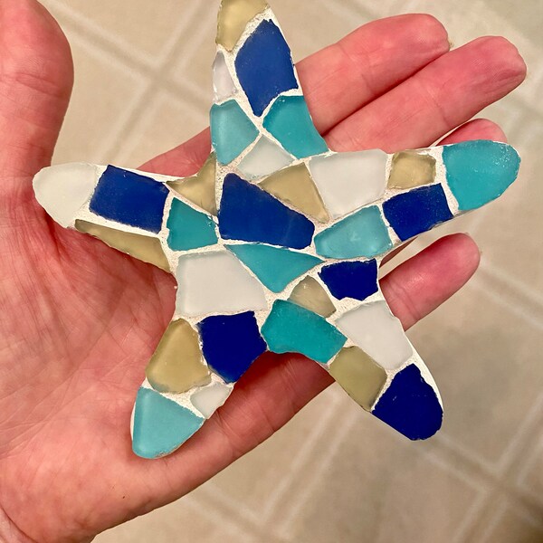 Cute Mosaic Owl and Butterfly Birdhouse Wall Hanging Sign | Blue Glass ...