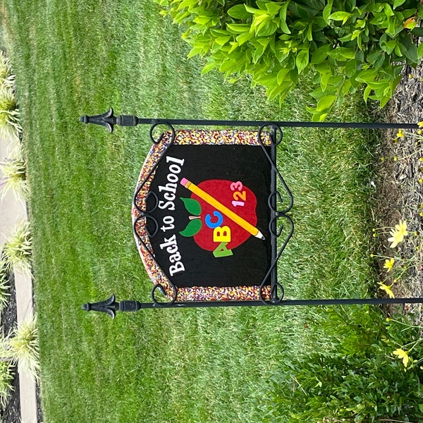 Summer Popsicle Slate Welcome Garden Sign, Hand Painted Personalized ...