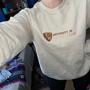 University of Your Mom Embroidered Sweatshirt Unisex | Etsy
