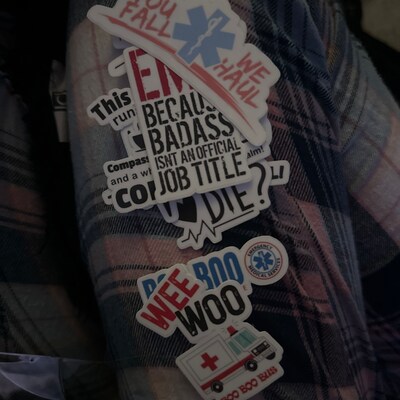 Emt Gifts Emt Sticker Ems Sticker Ems Gifts Funny Paramedic Stickers 10 ...