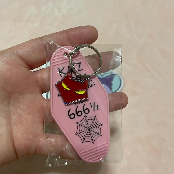 Katz Motel Keychain - Courage the Cowardly Dog - Etsy