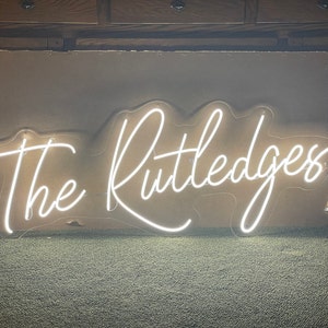 Neon Squiggle Light-wave Led Neon Sign Neon Sign Bedroomwall - Etsy