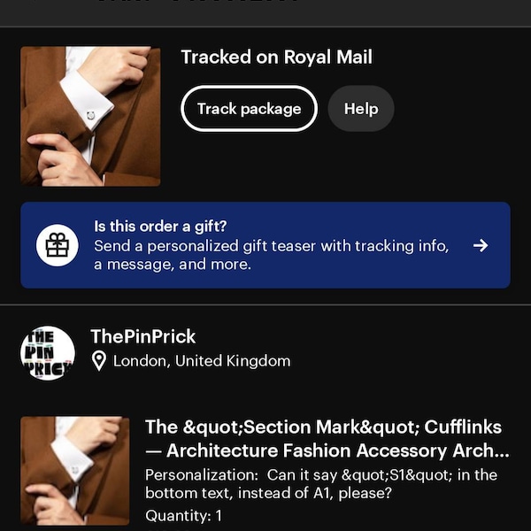 The section Line CAD Symbol Enamel Pin Architecture Gift Ideas ...