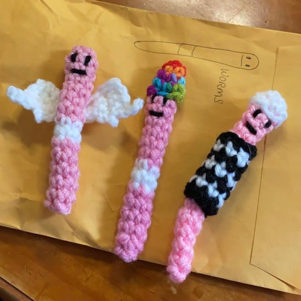 Fisherman Wormie - Etsy