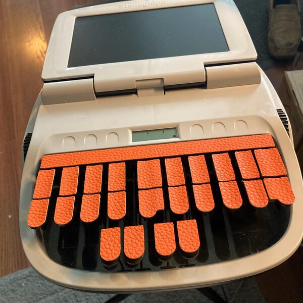 Pebbled Pink Punch - Faux Leather Keypads - Etsy