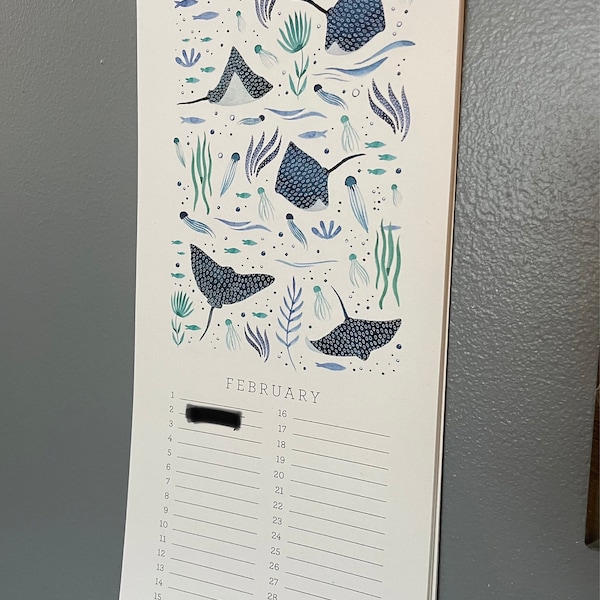 Animal Birthday Calendar, Perpetual Birthday Calendar, Wall Birthday ...