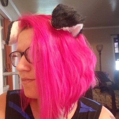 Cow Ear Pattern for Making Faux Fur Costume Ears Animal Ears - Etsy