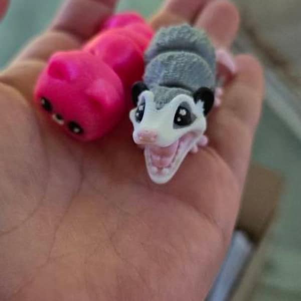 3D Printed Mini Flexi Animal Fidget | 3D Printed Fidget Toy | Flexi Toy ...