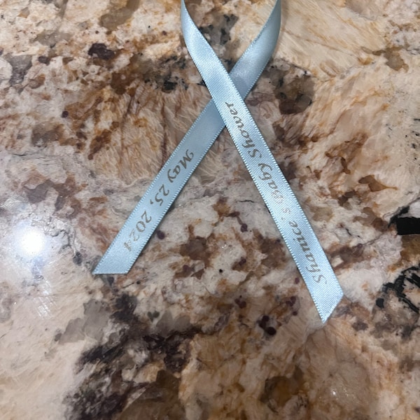 5/8" Printed Personalized Ribbons All Colors Custom Print Ribbons for ...