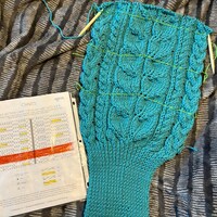KNITTING PATTERN ** Wrapped up in Cables Sweater Scarf, Scarf With ...