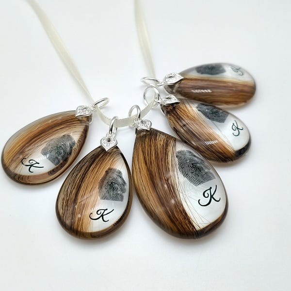 Lock of Hair Ring, Hair Keepsake Jewellery, Blue Flower Memorial Ring ...