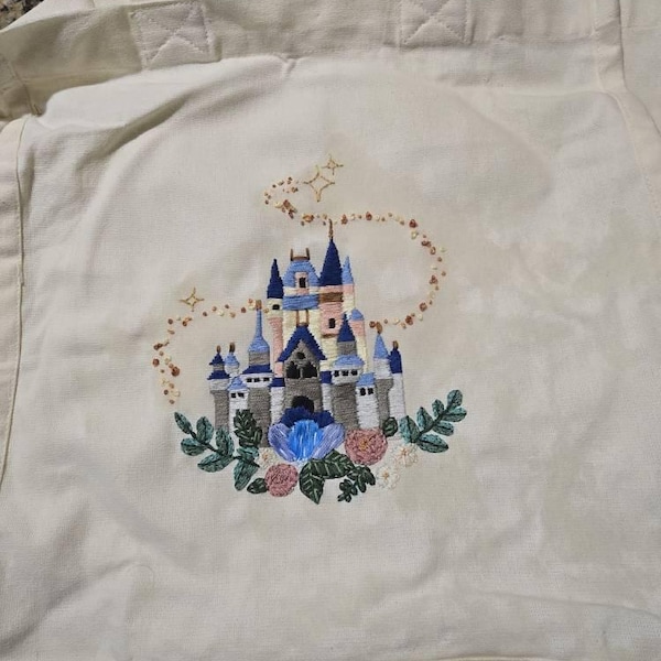 Floral Magical Castle Embroidery PDF Pattern - Etsy