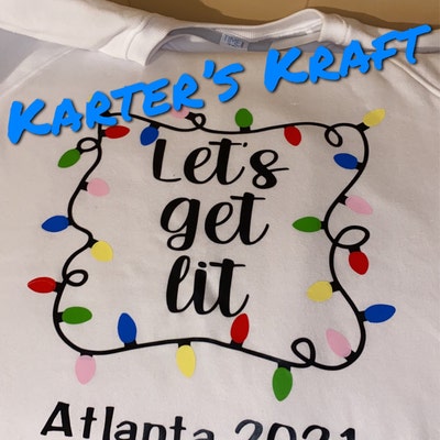 Let's Get Lit Digital Download SVG and PNG Two Different Fonts and ...