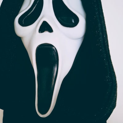 Scary Movie Ghostface Scream Ghost Face Wassup Mask - Etsy