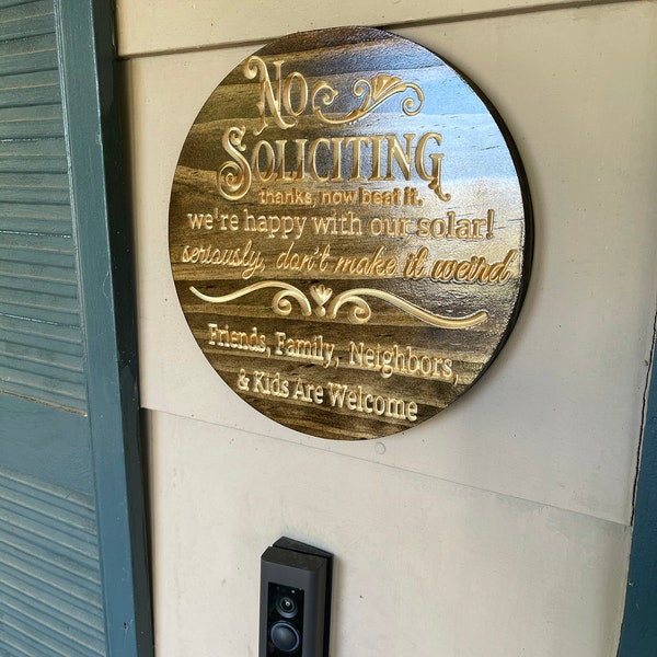 No Soliciting SVG, Door Sign, Entry Way Sign Svg, No Selling Svg, Cut ...