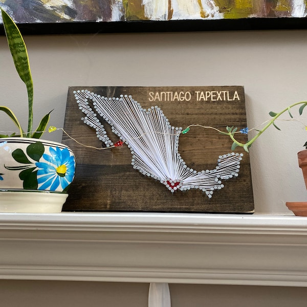 Mexico String Art, Mexico Decor, Mexico Nail Art, Rustic Decor, Mexican ...