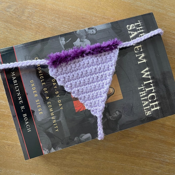 Crochet Book Thong Bookmark PATTERN ONLY - Etsy