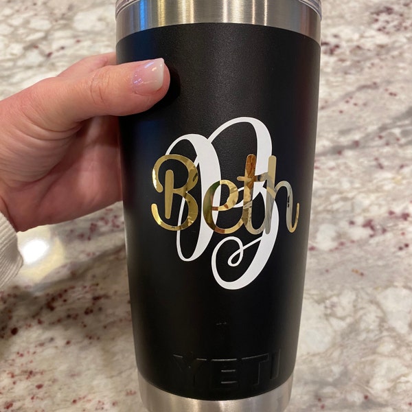 Yeti Decal for Women With Name 5LN1Y - Etsy