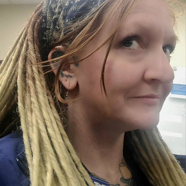 Wool Dreads Full Set DE Dreadlocks Extensions Brown Irish Cream Blond ...