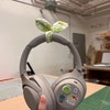 Crochet Sprout Leaf Headphones Accessory / Bookmark Plant - Etsy